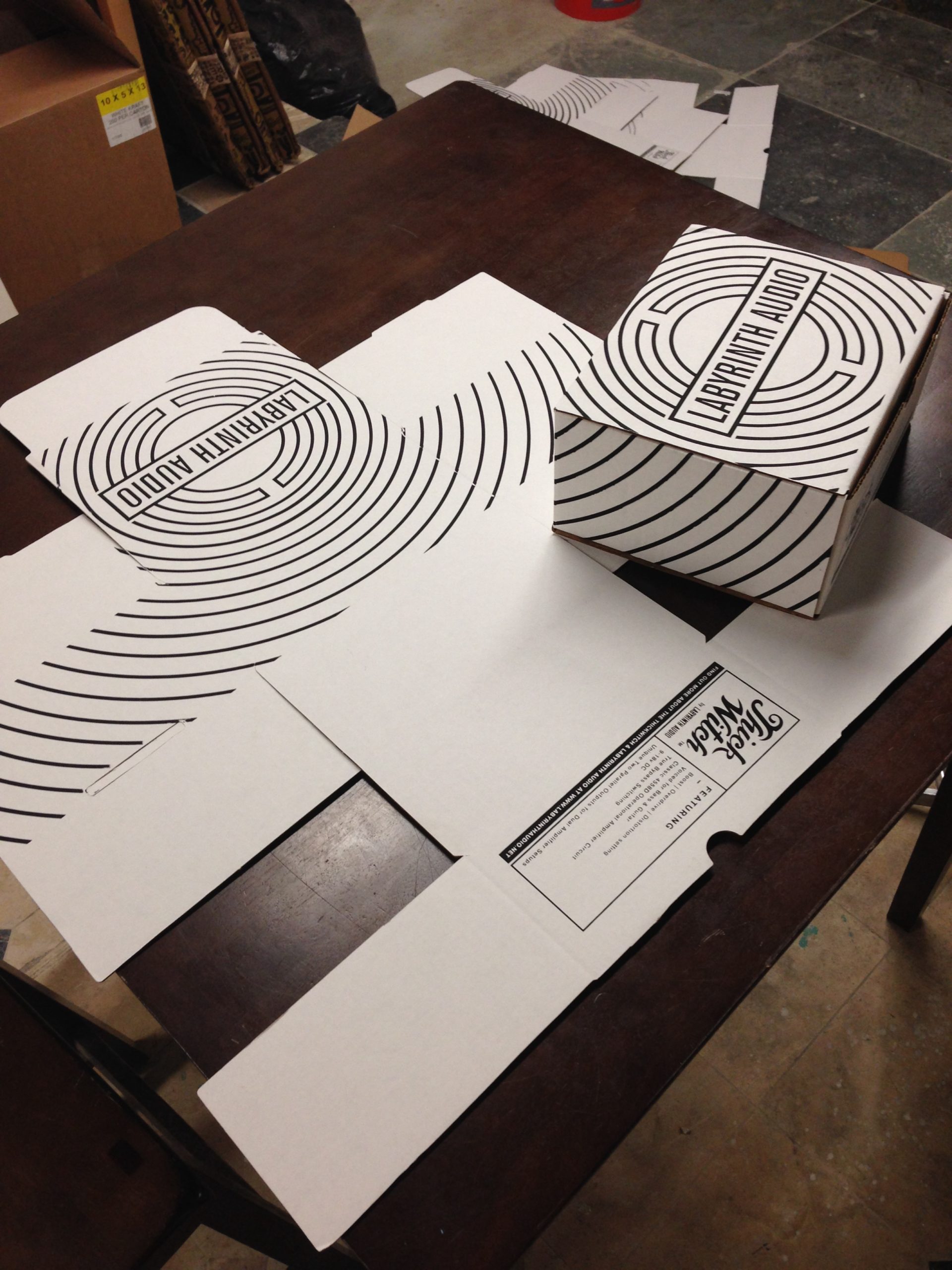 Custom screen printed packaging - AntiDesigns boston