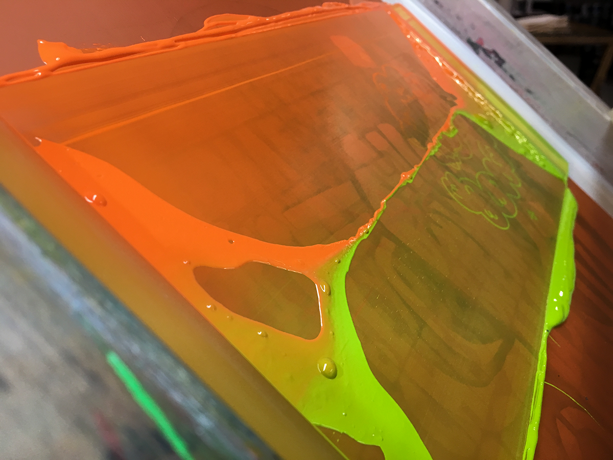 Split fountain screen printing - AntiDesigns Silkscreen Natural Blend