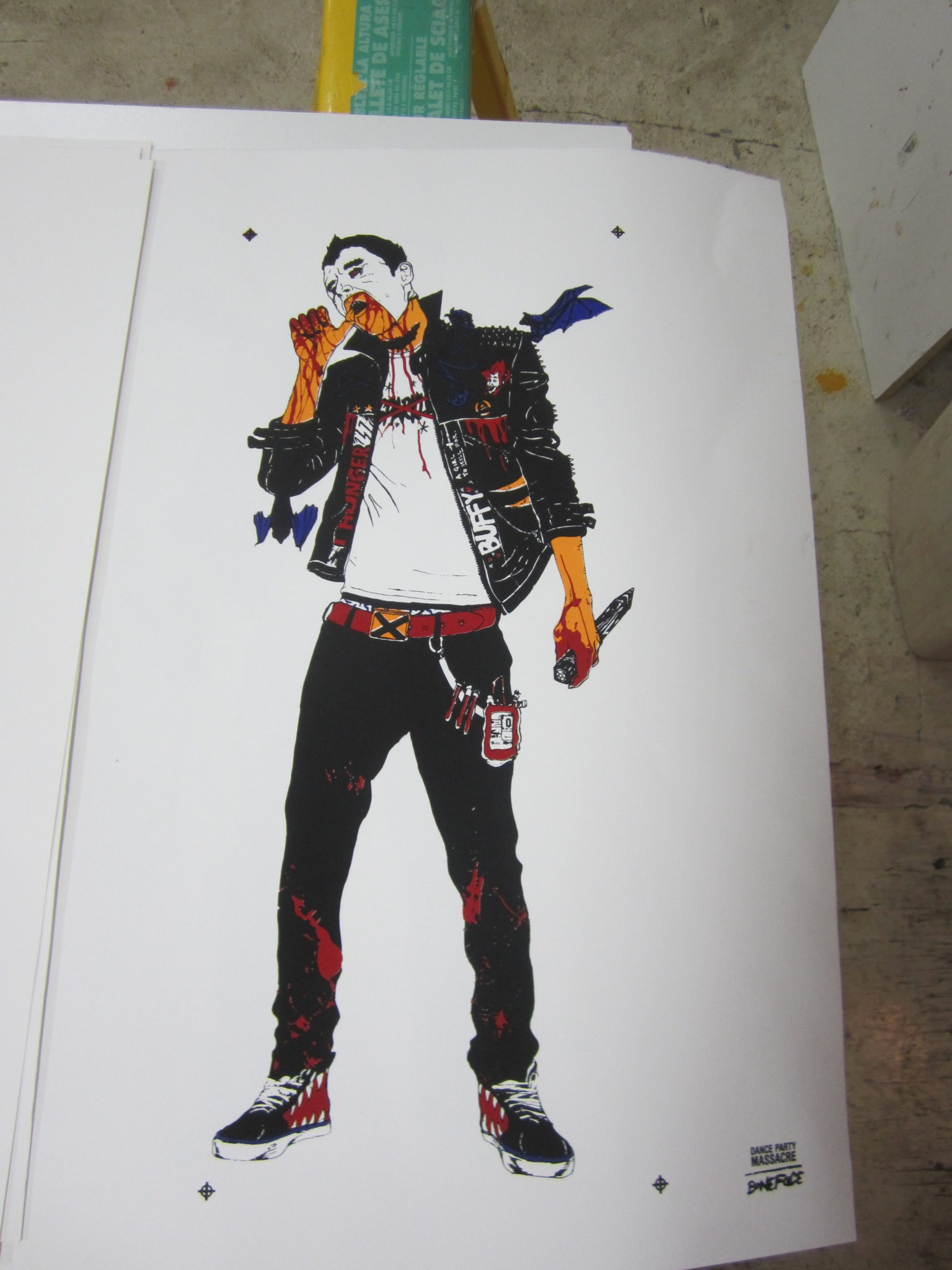 Boneface art print - AntiDesigns